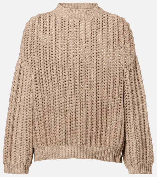 Brunello Cucinelli Cashmere Crewneck Sweater - Brown