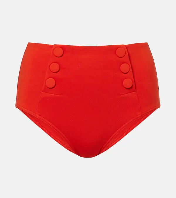 ERES Flaneuse High-rise Bikini Bottoms - Red