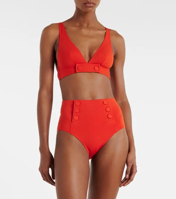 ERES Flaneuse High-rise Bikini Bottom - Red
