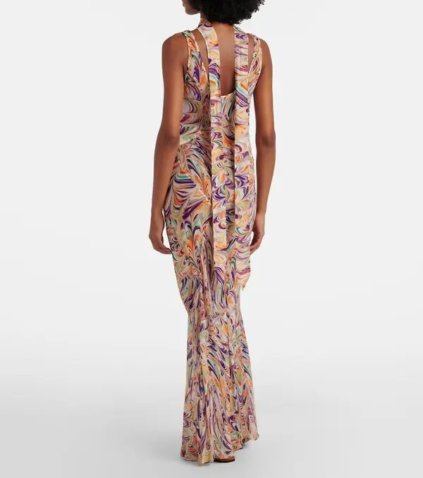 ALEXANDRA MIRO Harper Printed Maxi Dress