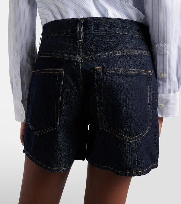 AGOLDE Leith Denim Shorts - Blue
