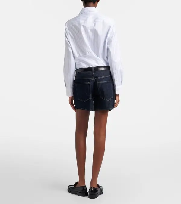 AGOLDE Leith Denim Shorts - Blue
