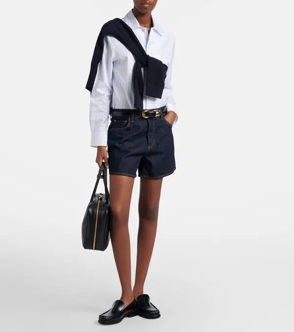 AGOLDE Leith Denim Shorts - Blue