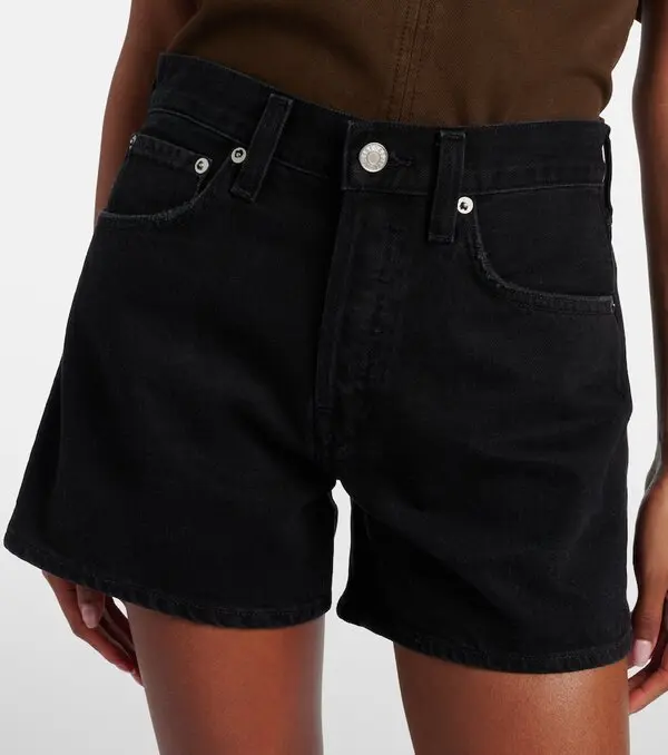 AGOLDE Parker Long Denim Shorts