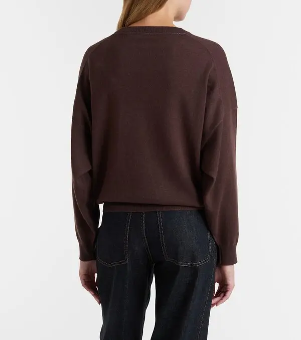 Brunello Cucinelli Cashmere Crewneck Sweater - Brown