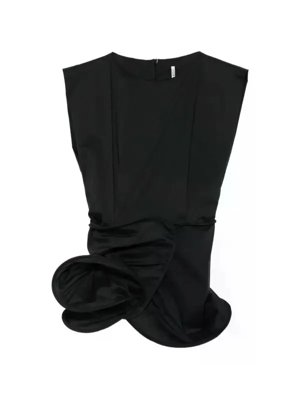 Liviana Conti Gathered Draped Blouse