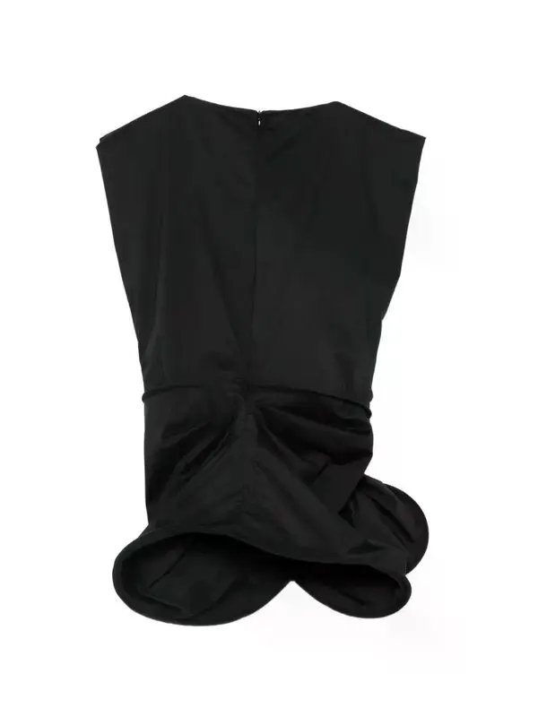 Liviana Conti Gathered Draped Blouse