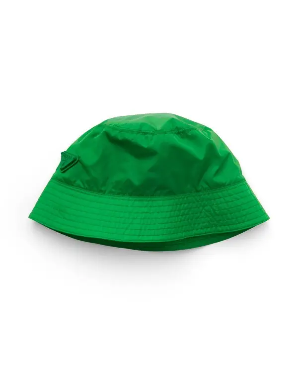 Prada Foldable Re-nylon Bucket Hat - Green