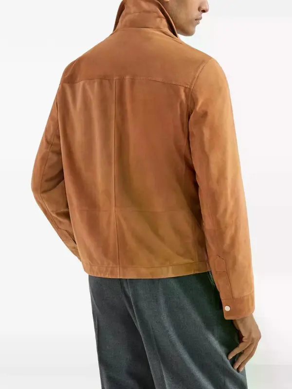 Brunello Cucinelli Suede Snap-closure Shirt Jacket