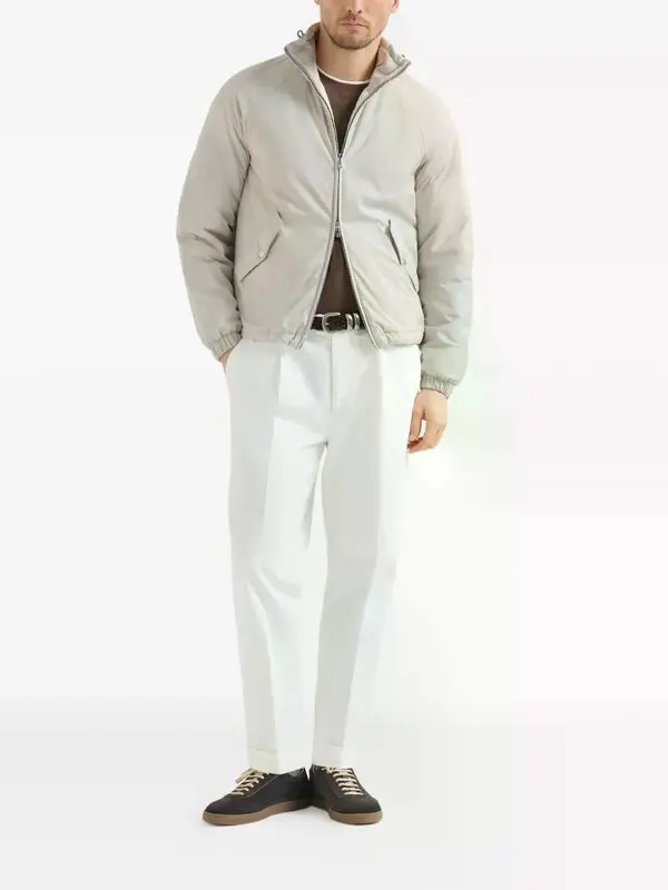 Brunello Cucinelli Lightweight Nylon Outerwear Jacket - Neutrals