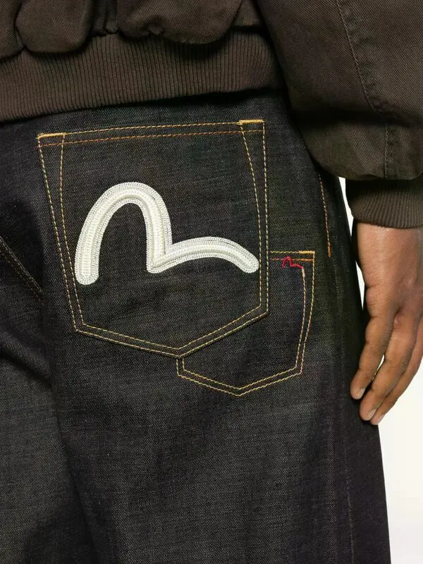 EVISU Embroidered Logo Jeans