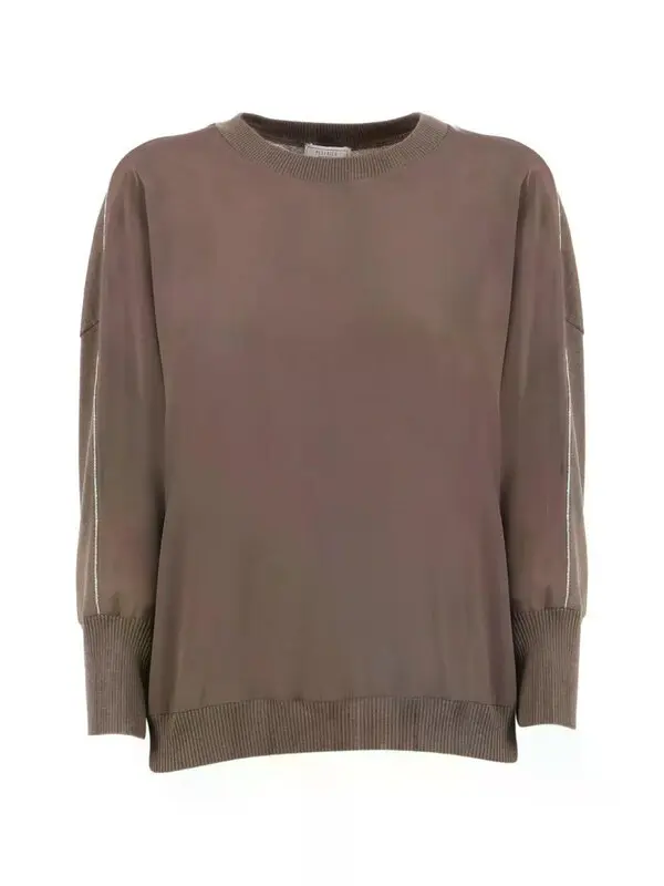 Peserico Long-sleeve Sweater - Brown