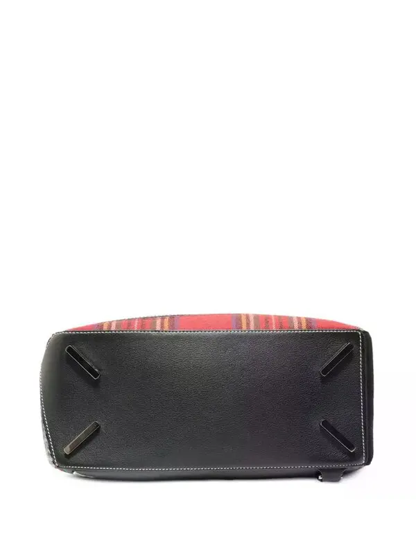 Loewe Puzzle Anagram Check Shoulder Bag