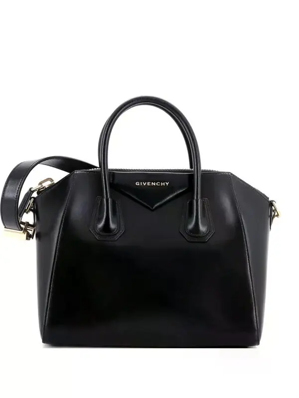 Givenchy Antigona Small Satchel Glazed Leather - Black