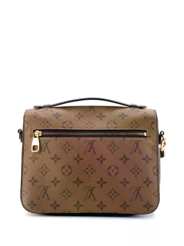 LOUIS VUITTON Pochette Metis Reverse Monogram Canvas - Brown