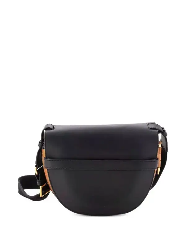 Loewe Gate Dual Leather Shoulder Bag - Black