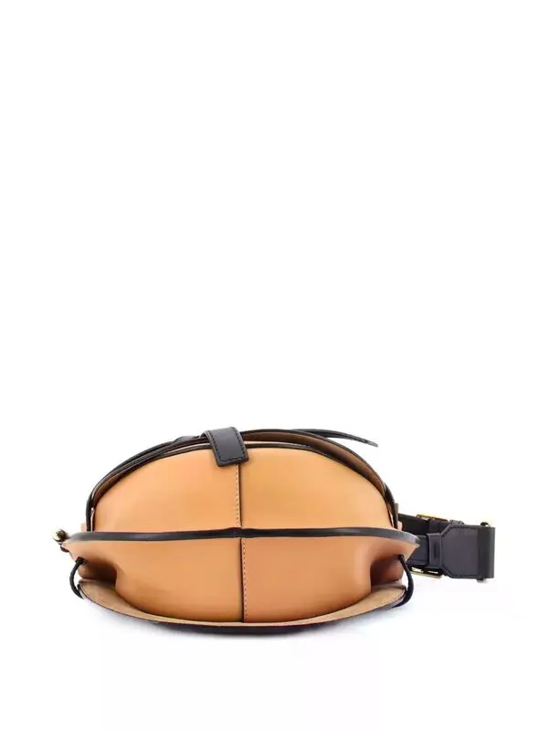 Loewe Gate Dual Leather Shoulder Bag - Black