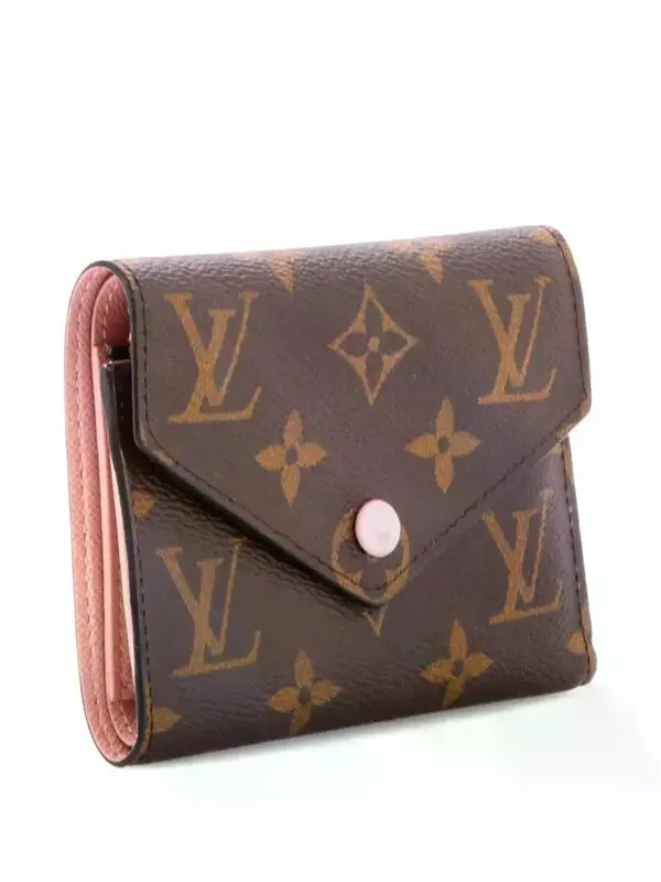 LOUIS VUITTON Victorine Wallet Monogram Canvas Small Wallets - Brown