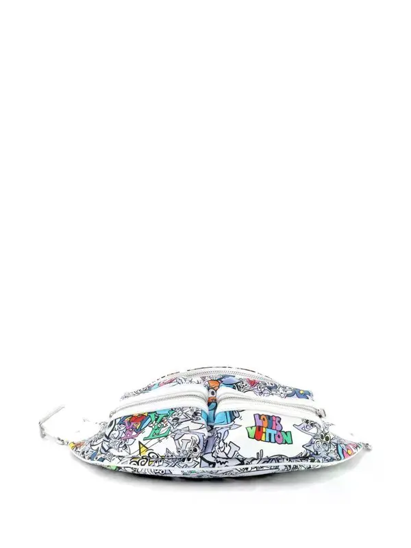 LOUIS VUITTON Multipocket Bumbag Limited Edition Monogram Comics Canvas Belt Bag - Multicolour