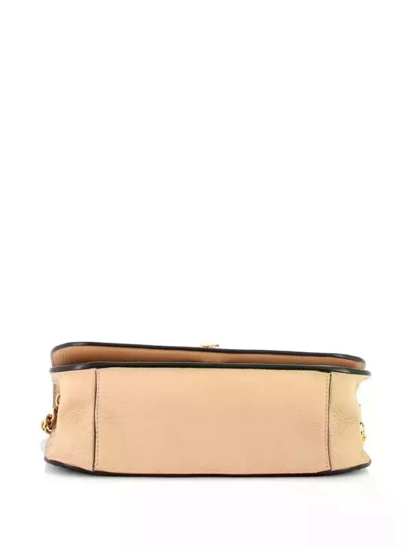Versace Virtus Chain Flap Shoulder Bag
