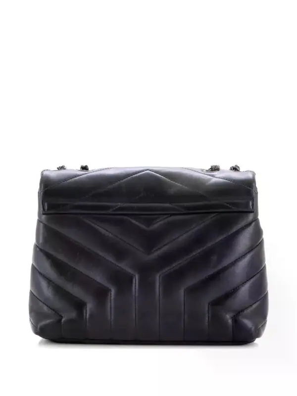 Saint Laurent Loulou Matelasse Chevron Leather Small Shoulder Bag