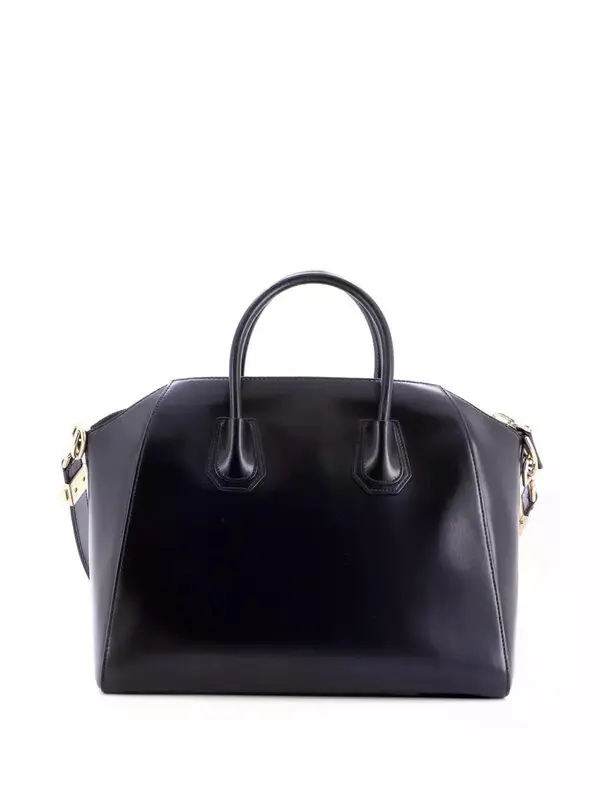 Givenchy Antigona Glazed Leather Medium Satchel - Black