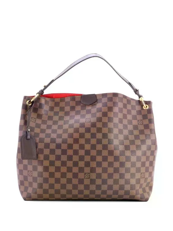 LOUIS VUITTON Graceful Mm Hobo Bag Damier - Brown