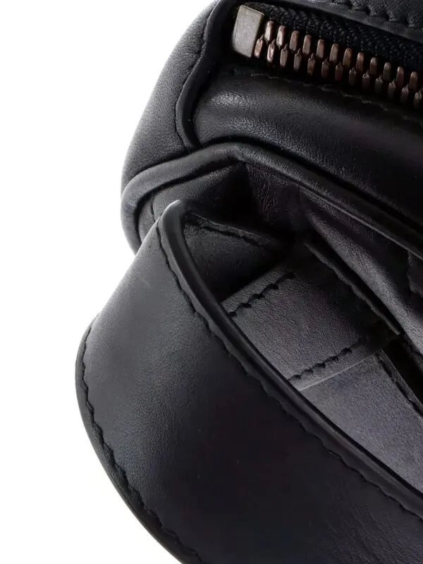 Gucci Gg Marmont Matelasse Leather Belt Bag - Black