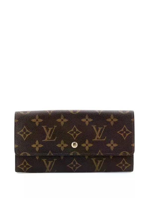 LOUIS VUITTON Vintage Sarah Wallet Monogram Canvas Small Wallets