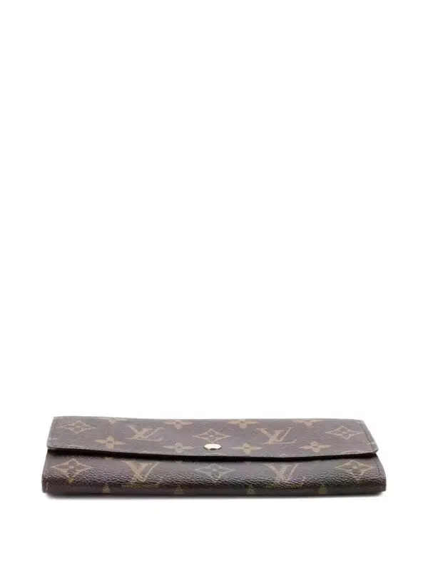 LOUIS VUITTON Vintage Sarah Wallet Monogram Canvas Small Wallets