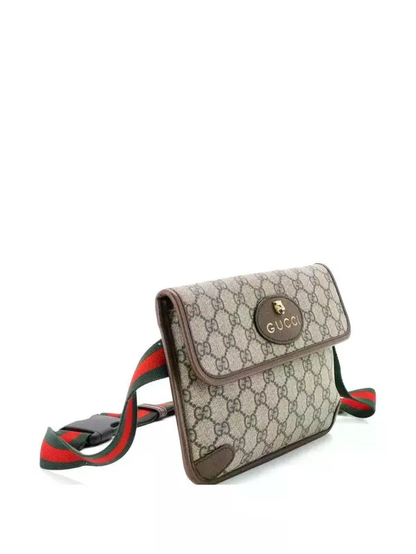 Gucci Neo Vintage Gg Coated Canvas Belt Bag - Brown