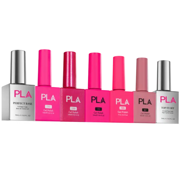 PLA BEAUTY Gel Polish Starter Kit - Think Pink