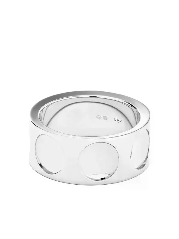 LOUIS VUITTON Circle Band Ring - Silver