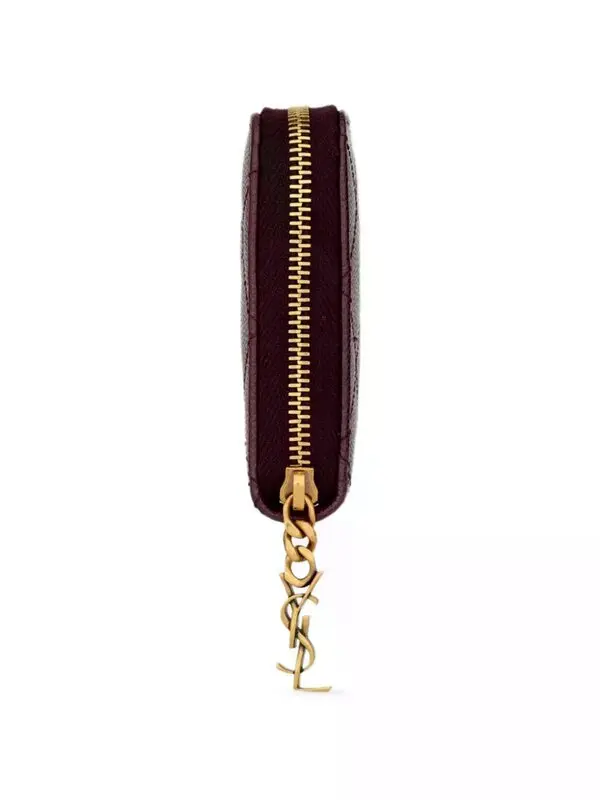 Saint Laurent Cassandre Bijou Wallet - Purple