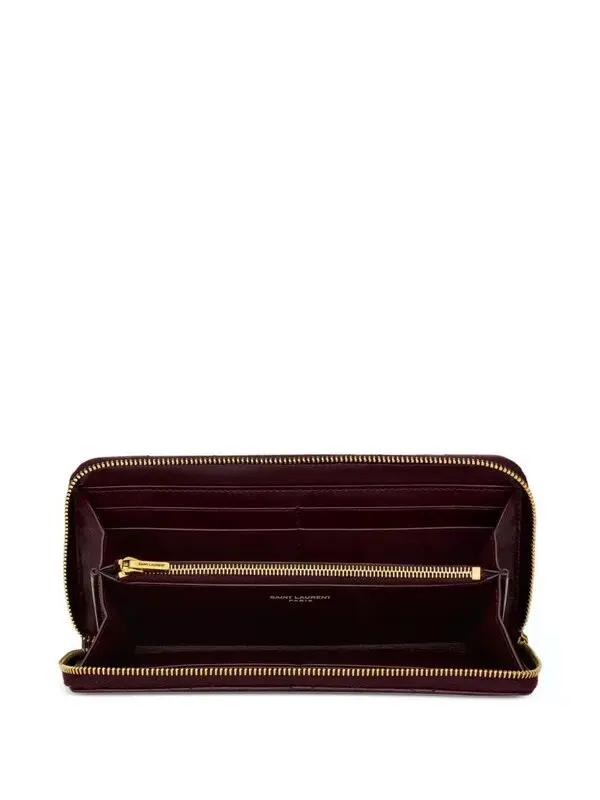 Saint Laurent Cassandre Bijou Wallet - Purple