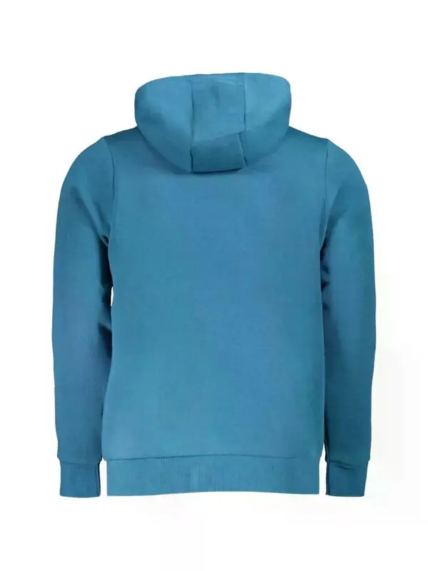 NORWAY 1963 Logo-patch Drawstring Hoodie - Blue