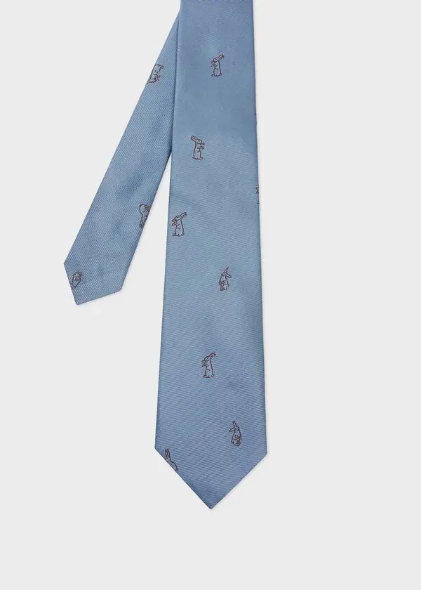 Paul Smith Rabbit' Printed Neck Tie