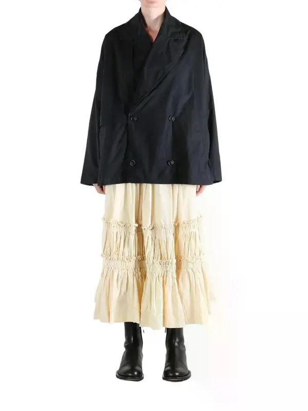 CASEY CASEY Cotton Double-breasted Coat