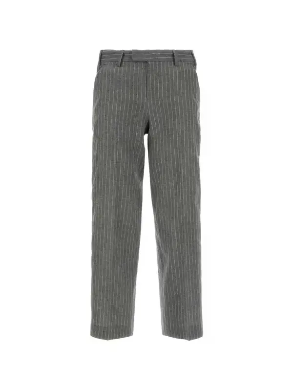 PT TORINO Emma Pinstripe Trousers - Grey