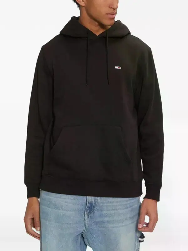 Tommy Hilfiger Brushed Fleece Hoodie - Black