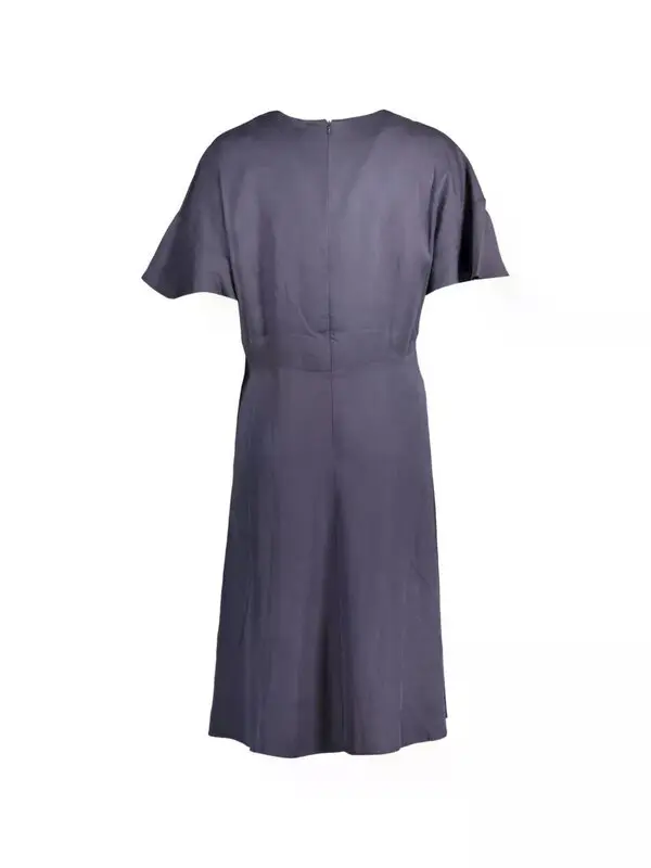 Gant Flutter-sleeve A-line Midi Dress