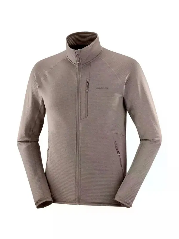 SALOMON Ribbed Raglan-sleeve Lightweight Jacket
