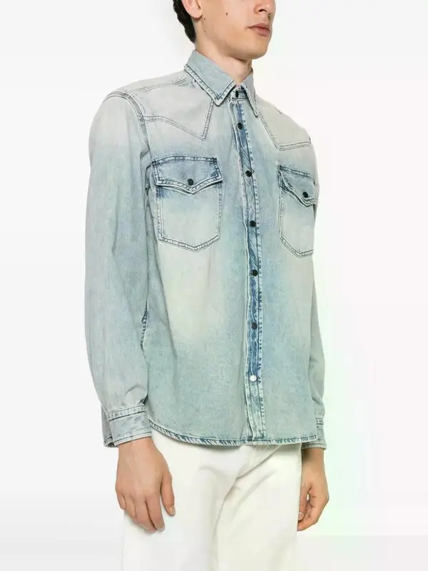 BOSS Press-stud Denim Shirt