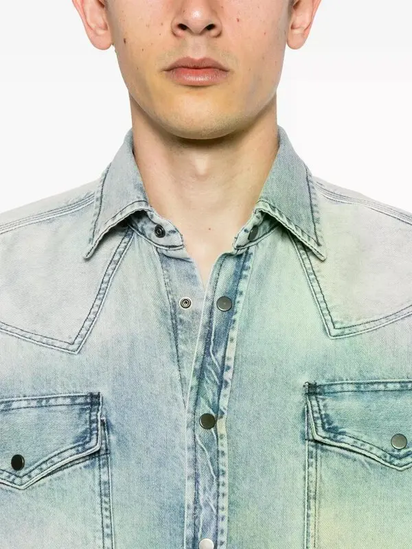 BOSS Press-stud Denim Shirt