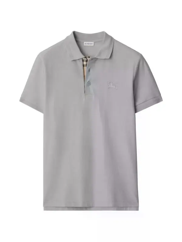 Burberry Cotton Polo Shirt - Grey