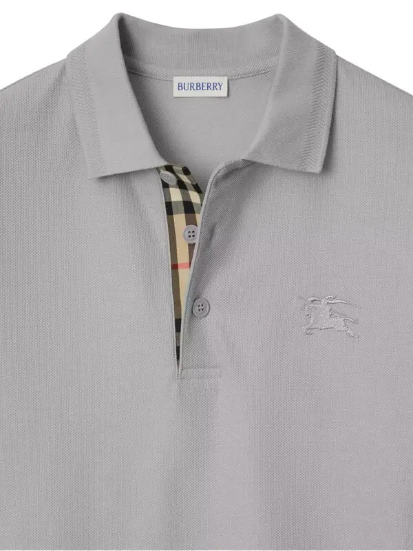 Burberry Cotton Polo Shirt - Grey