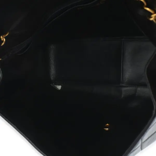 Chanel Vintage 24k Quilted Lambskin Jumbo Xl Maxi Flap Bag