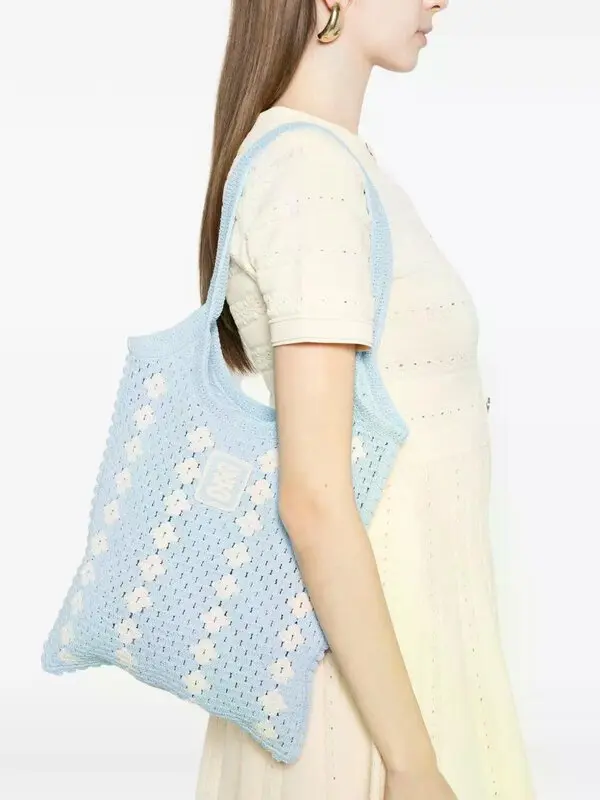 Sandro Crocheted Shoulder Bag