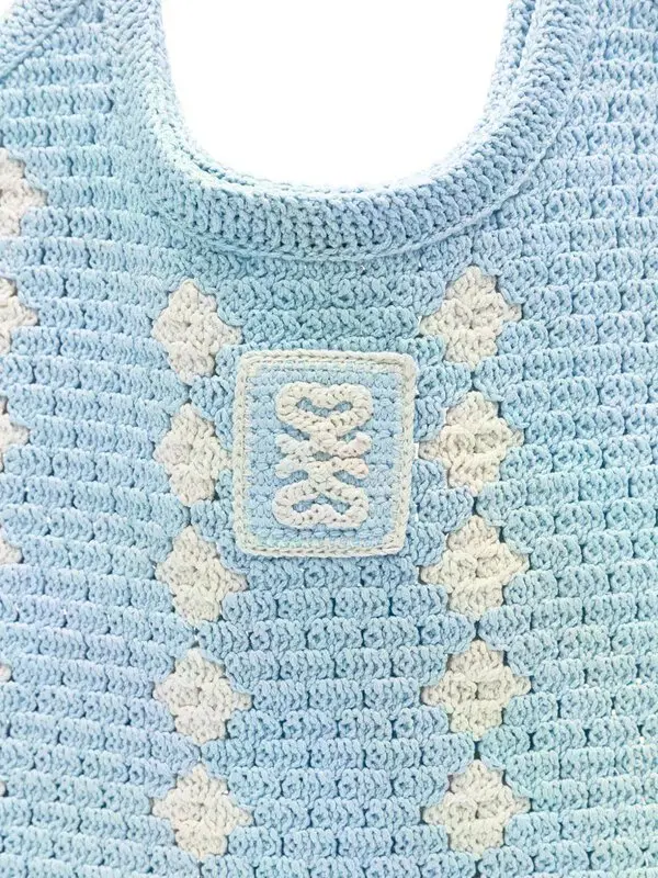Sandro Crocheted Shoulder Bag