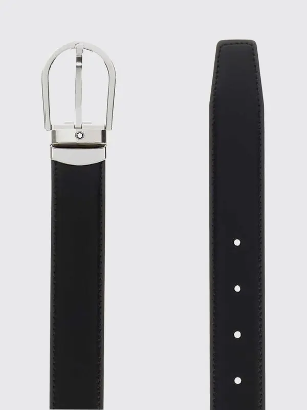 Montblanc Leather Belt - Black